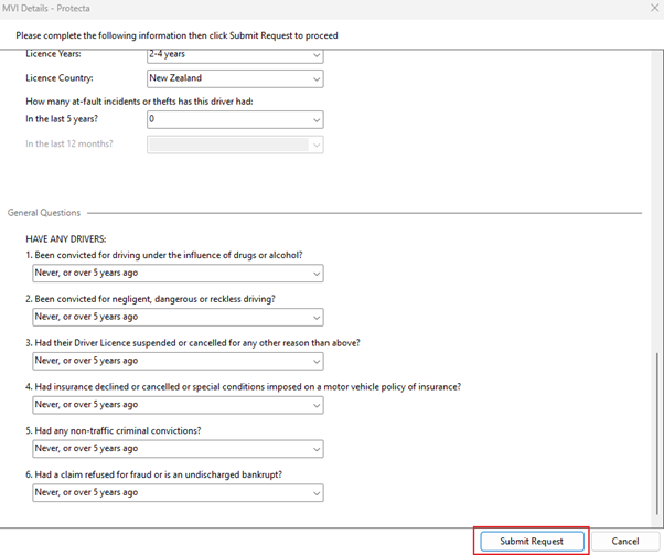 How to process a Protecta MVI (Motor Vehicle Insurance) policy through ...